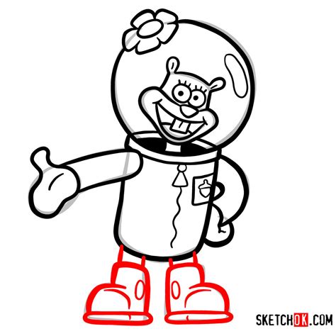 How To Draw Sandy Cheeks Grab Your Pencils It S Texas Time