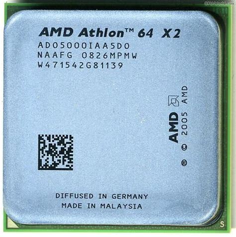 AMD Athlon 64 x2 5000+ Dual-Core (2x 2.6GHz ) 65W TDP Socket AM2