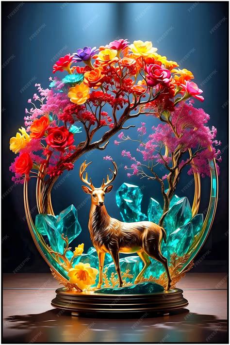 Premium Photo Generative Art Digital Artwork 3d Illustration Drawing