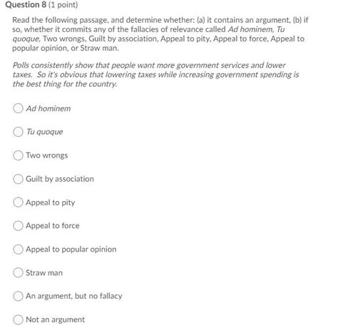 Solved Question 2 1 Point Saved Read The Following