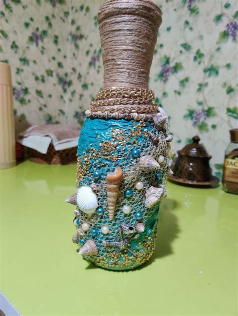 Ваза из бутылки | Vase, Decor, Home decor