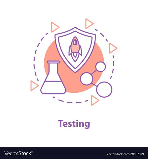 Product Testing Concept Icon Royalty Free Vector Image
