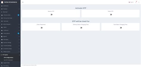 Active Ecommerce Otp Add On By Activeitzone Codecanyon