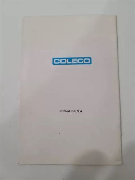 Burgertime Colecovision Adam Manual Only Retro Gaming Collectible No Game 3 99 Picclick Ca