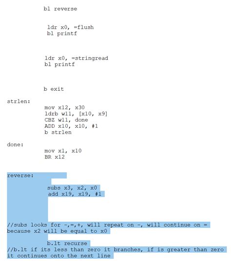 using armv8 isa a program to take in an unsigned