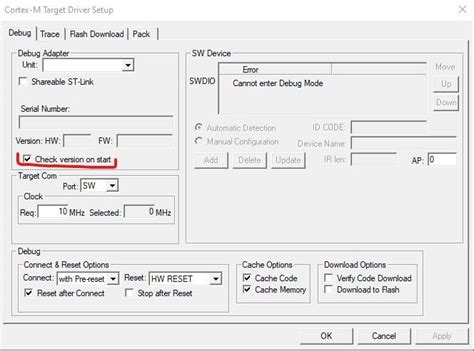 Solved How Do I Disable St Link Firmware Upgrade Stmicroelectronics Community