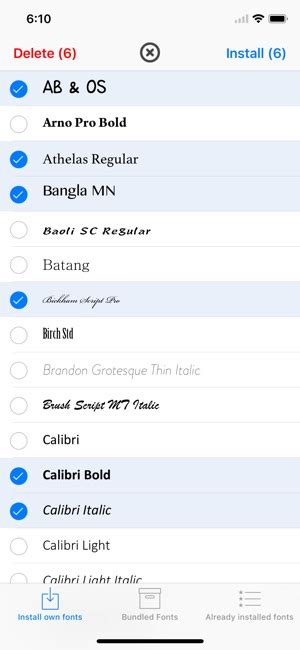 AnyFont On The App Store
