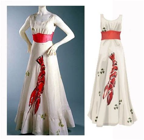 Elsa Schiaparelli Fashion Lobster Dress Fashion Elsa Schiaparelli
