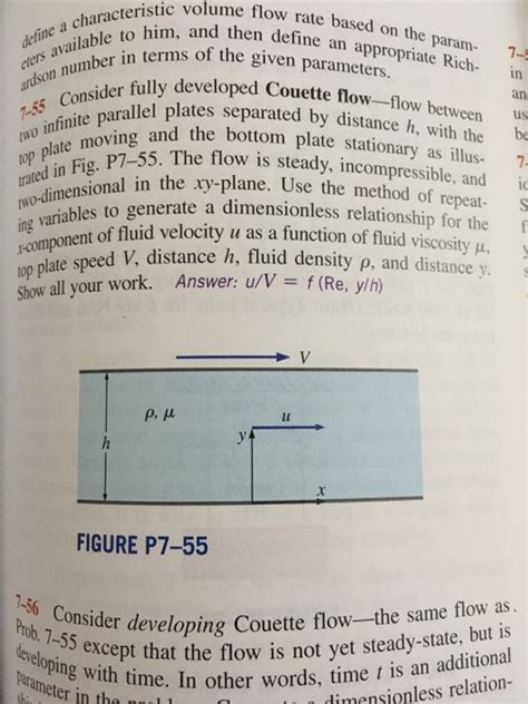 solved consider fully developed couette flow flow between