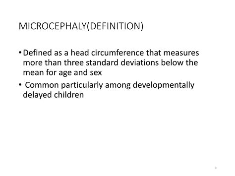 Solution A Comprehensive Guide To Understanding Microcephaly And