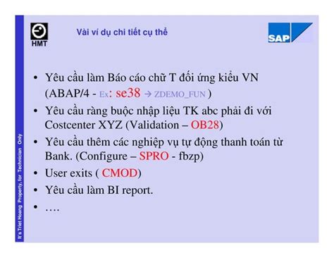 SAP FICO overview - technical viewpoint (Vietnamese) | PPT
