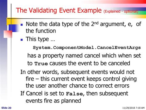 part a doing your own input validation with simple vb tools ppt