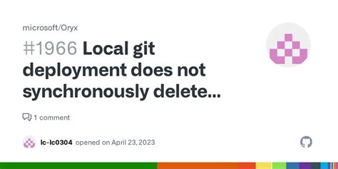 Local Git Deployment Does Not Synchronously Delete Files Linux Webapp