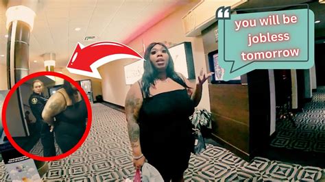 Caught On Body Cam Woman Commits A Sex Crime At The Movie Theatre