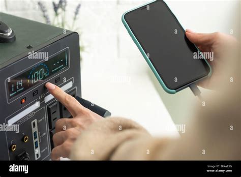 A Dock Station On The Table At Restaurant Portable Useful Electric