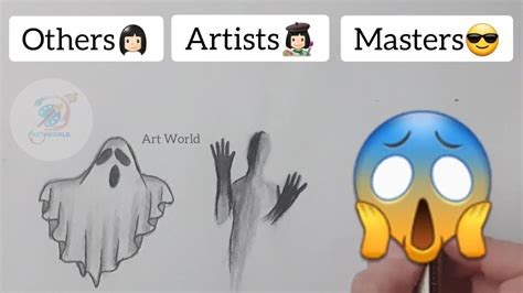 How To Draw A Ghost Art Drawing Painting Ghost YouTube