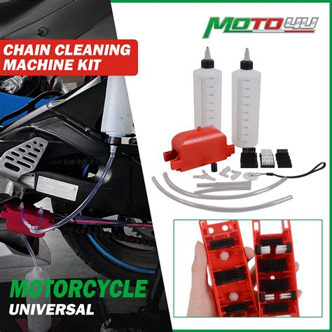 Motorcycle Chain Lube Brush Lubricator And Tools For Easy Bike