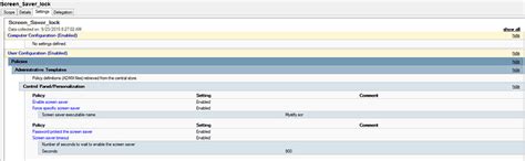 Group Policy To Lock PC After Mins Of Inactivity Windows Spiceworks Community