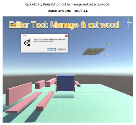 Side Project Unity Editor Tool For Woodwork MegAgeM