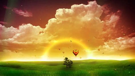 Sunshine Clouds Animated Wallpaper http://www.desktopanimated.com - YouTube