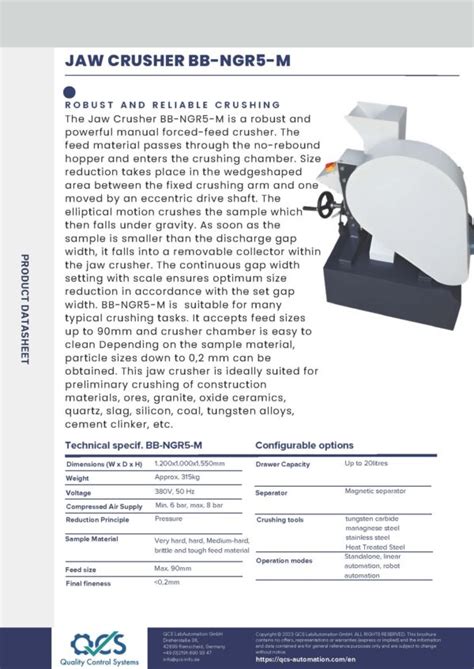 Product Data Sheets For Oes Xrf And Xrd