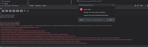 Help With The Source Contains No Datarows On A Windows Legacy Project