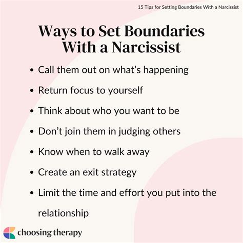 How To Set Boundaries With Narcissists