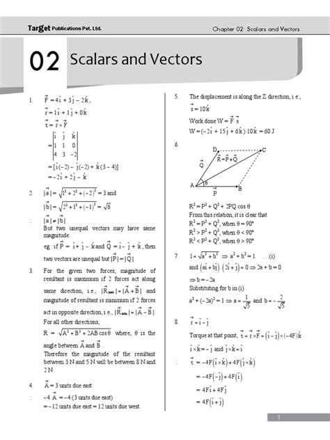 02 scalars and vectors download free pdf euclidean vector