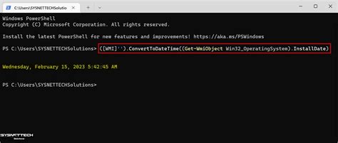 How To Find Windows Installation Date CMD PowerShell