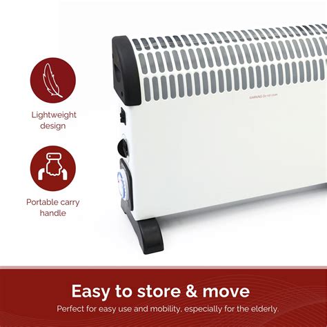 2000w Convector Heater With Timer