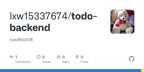 Workflow Runs · Lxw15337674todo Backend · Github