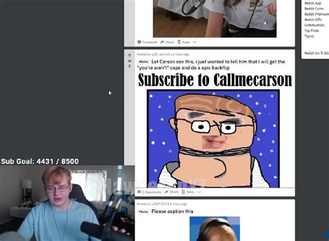 Omg I Was On Callmecarsons Stream Dreams Do Really Come True