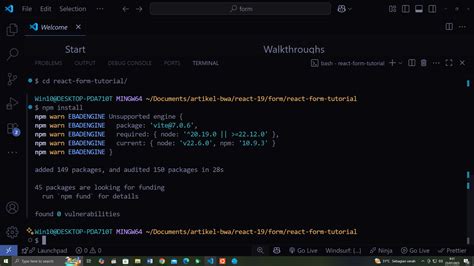 Panduan Lengkap Form Di React Dengan Typescript And Vite Dari Dasar