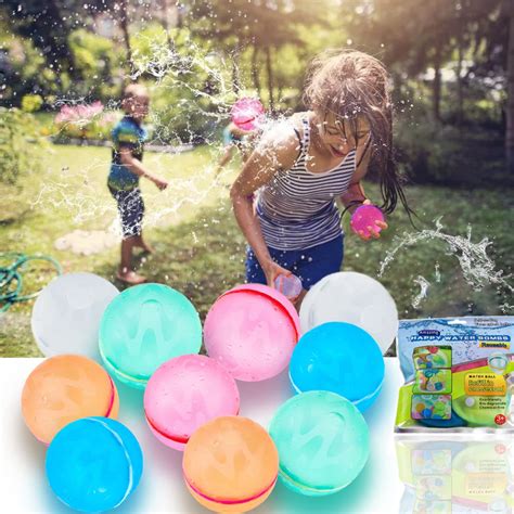 Zupiiy Reusable Water Balloons Summer Water Toys Outdoor Toys Pool