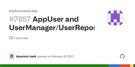 Appuser And Usermanageruserrepository · Issue 7857 · Abpframeworkabp