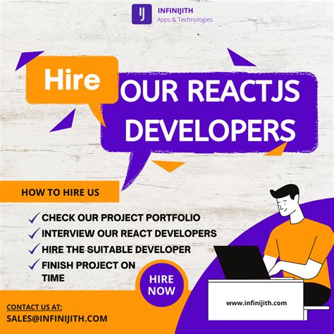 Hire Reactjs Developers India Infinijith Uinfinijithtech