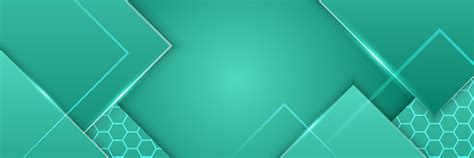 기업 비즈니스 녹색 와이드 배너 디자인 배경 녹색 기술 기하학적 배경을 가진 추상적인 현대 3d 배너 디자인 벡터 일러스트레이션 0명에 대한 스톡 벡터 아트 및 기타 이미지