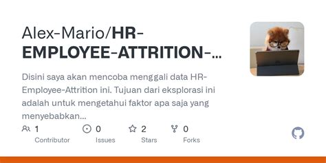 Github Alex Mario Hr Employee Attrition Eda Disini Saya Akan Mencoba Menggali Data Hr