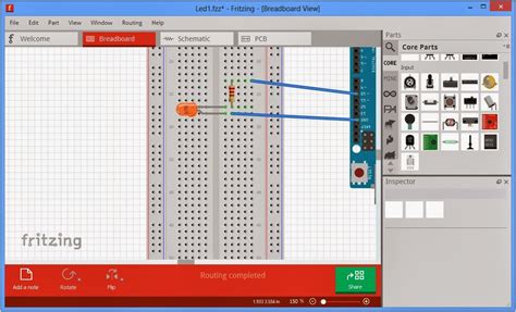 Teguhsutanto Menggambar Rangkaian Arduino