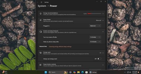 Microsoft Details Windows 11 24H2 S New Energy Saver Which Replaces Battery Saver