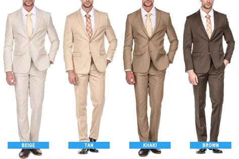 Tan Suit Color Combinations At Ruby Zoila Blog