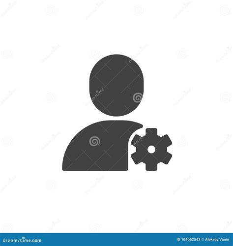 Account Settings Icon Profile Configuration Cartoon Vector 135858595