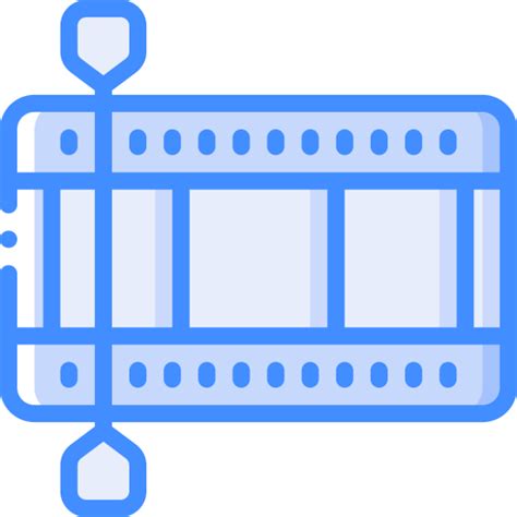 Scrolling Basic Miscellany Blue Icon