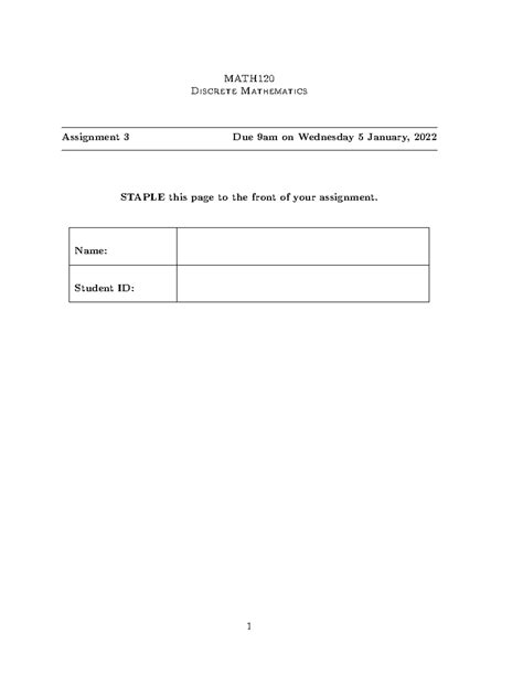 Math120 S Assignment 3 Ictict517 Math Discrete Mathematics