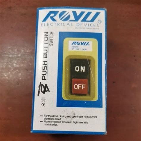 Royu push button switch. 30A 15A 10A | Shopee Philippines