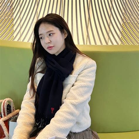 아미 목도리 겨울 머플러 코디 후기 커플착샷 네이버 블로그