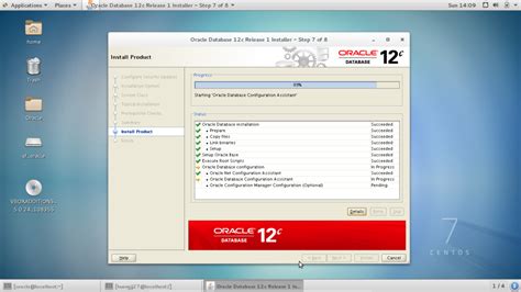 Centos7 Oracle数据库安装卡在starting Oracle Database Configuration