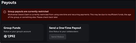 Group Payouts Have Been Restricted For Over 2 Weeks Platform Usage Support Developer Forum