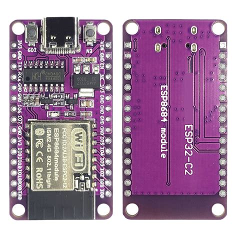 Espc2 12 Modules Kits Wifi And Bluetooth Compatible Modules Esp32 C2 Usb