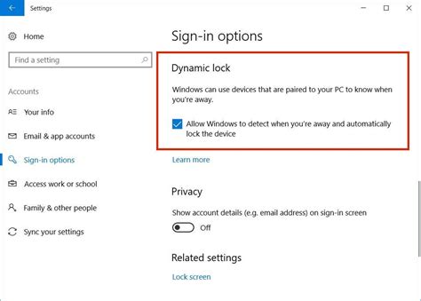 How To Use Windows 10 Dynamic Lock And Just Walk Away Cnet
